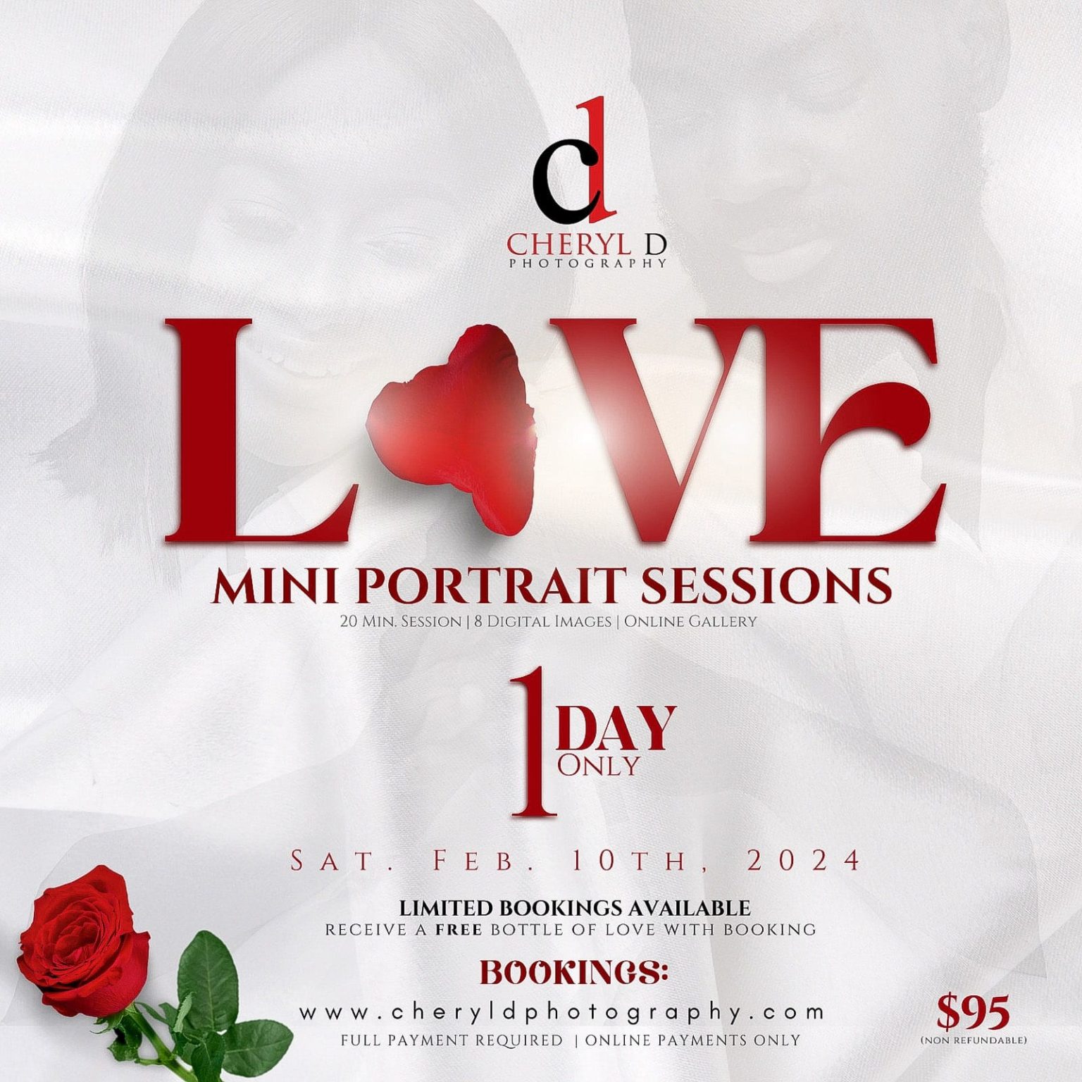 LOVE PORTRAITS - CHERYL D. PHOTOGRAPHY